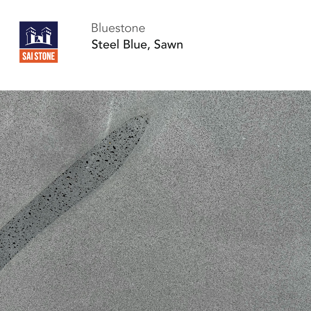 Steel Blue Coping 600x400x20drop60 Sawn | SAI Stone